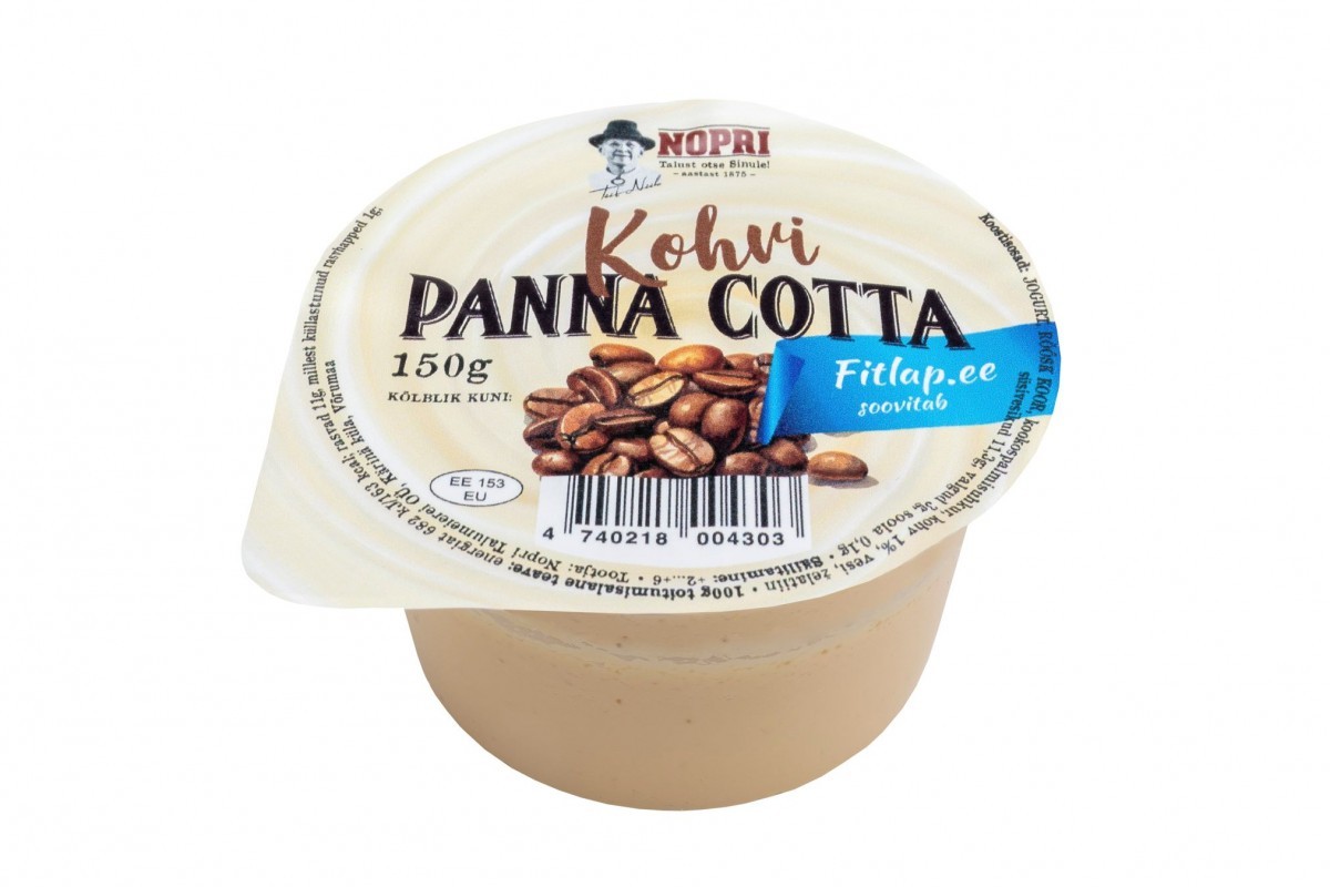 Panna Cotta Kohvi "Fitlap" - Nopri Talumeierei